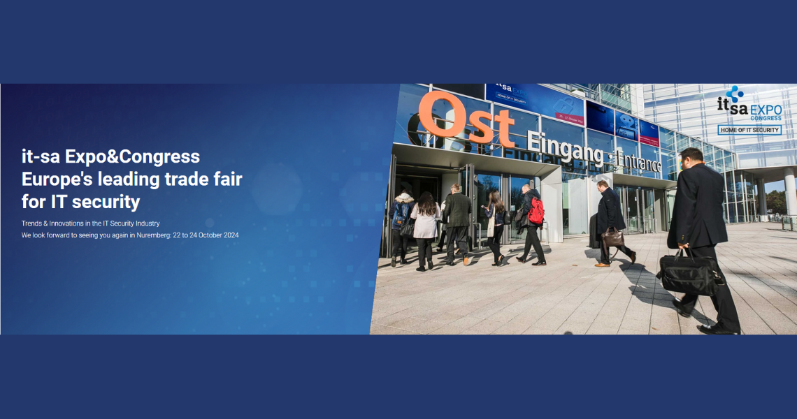 it-sa Expo&Congress, 22–24 October 2024, Nürnberg, Germany - European Union
